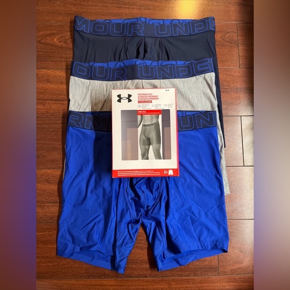 Under Armour | Underwear & Socks | Mens 3pack Under Armour Tech Boxer ...